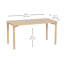 Factory Direct Partners Rectangle All-Purpose Activity Table with Wood ...