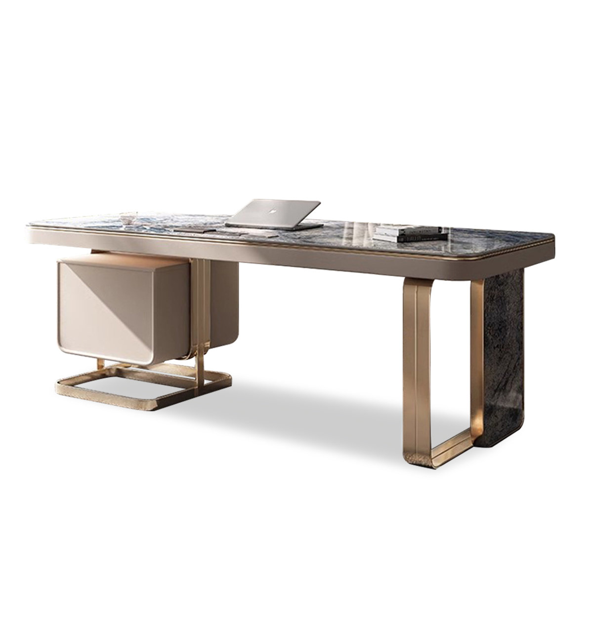 Stella Trek Luxury High-End Rock Plate Office Desk | Wayfair