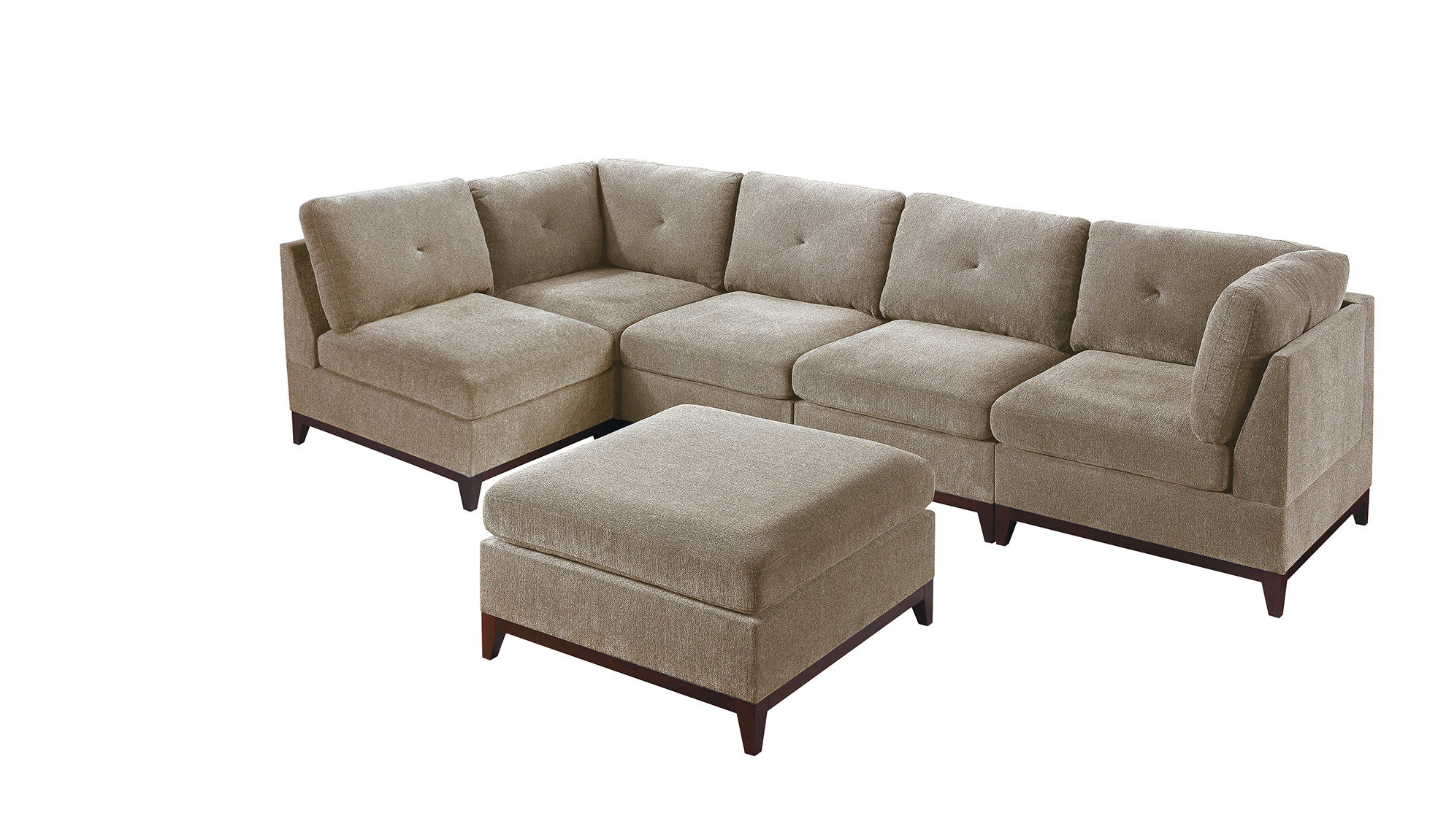 Ebern Designs Shallah 6 - Piece Upholstered Sectional | Wayfair
