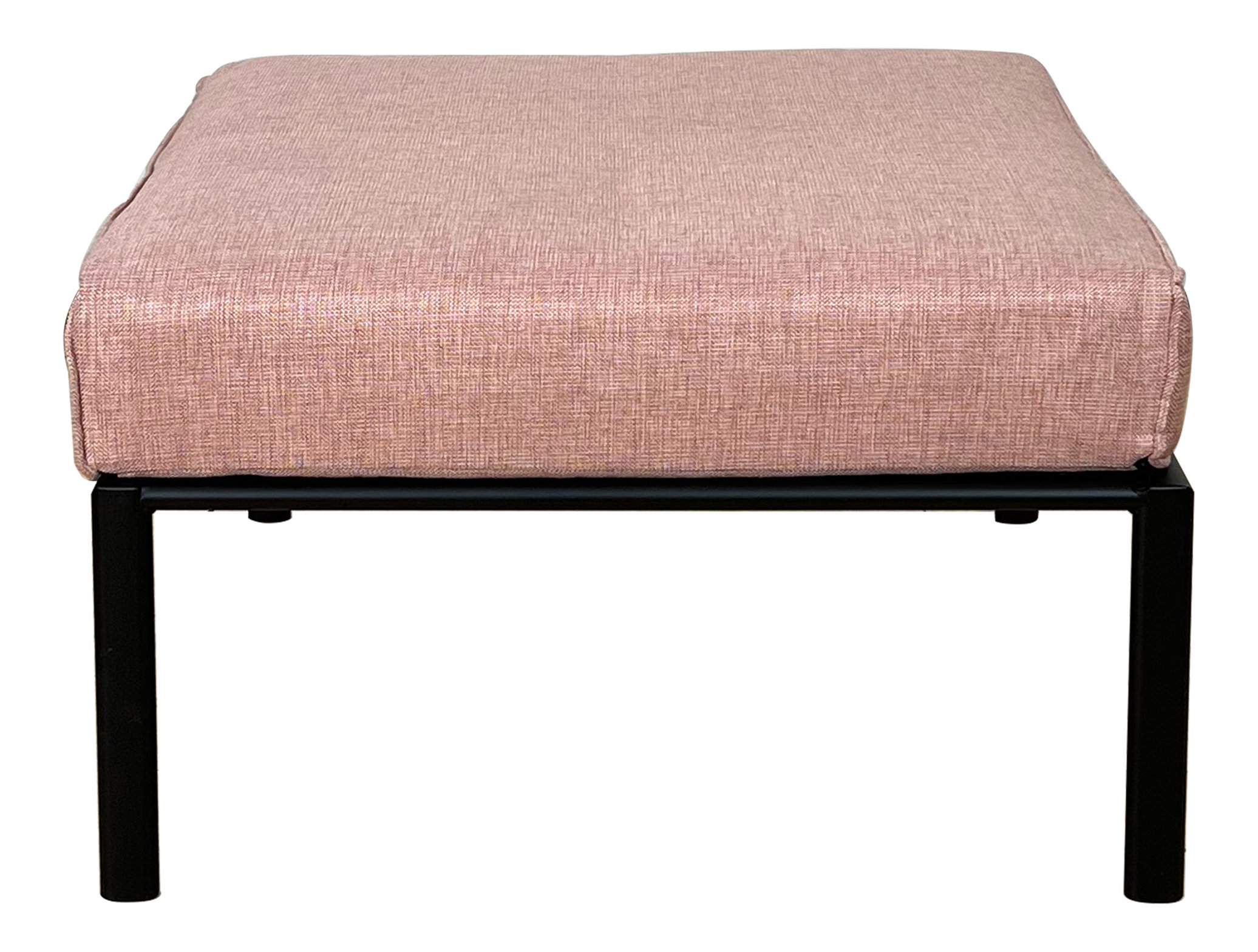 Latitude Run® Keymaya Square Outdoor Ottoman with Cushion in Pink and ...