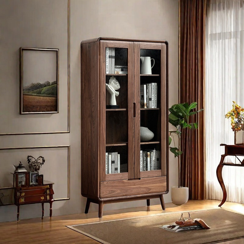 Parttlion Nordic style solid wood bookcase lockers | Wayfair