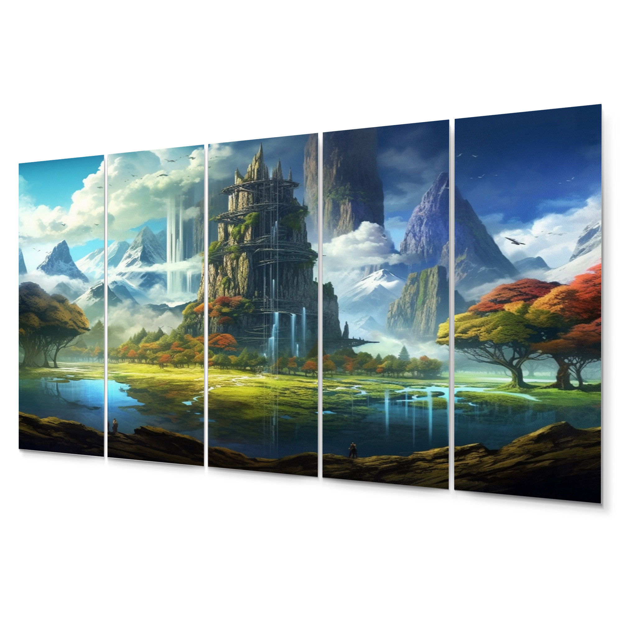Trinx Fairytale Castle III - Castles Metal Wall Decor Set - Wayfair Canada