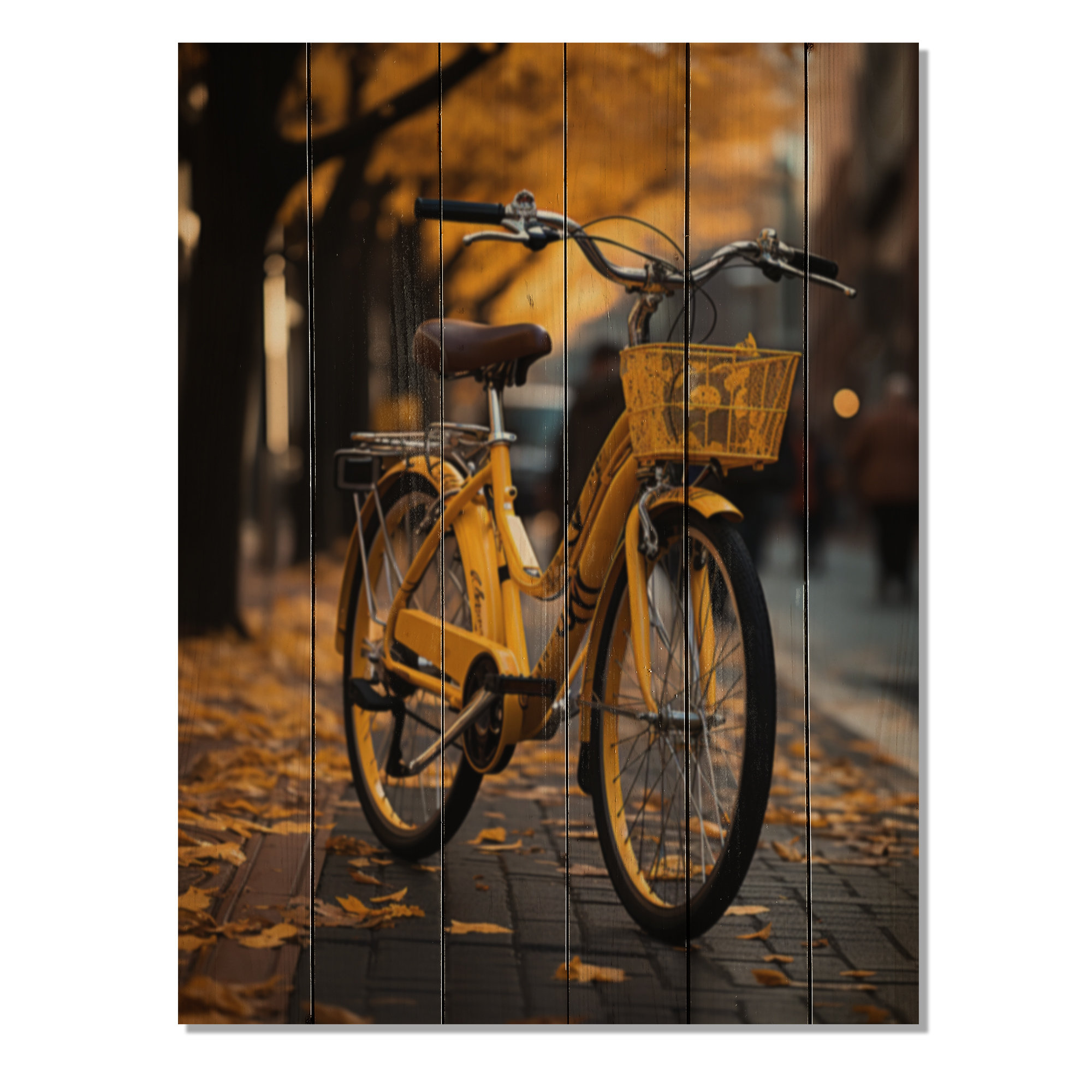 Red Barrel Studio Bicycle Urban Rhythm I On Wood Print - Wayfair Canada