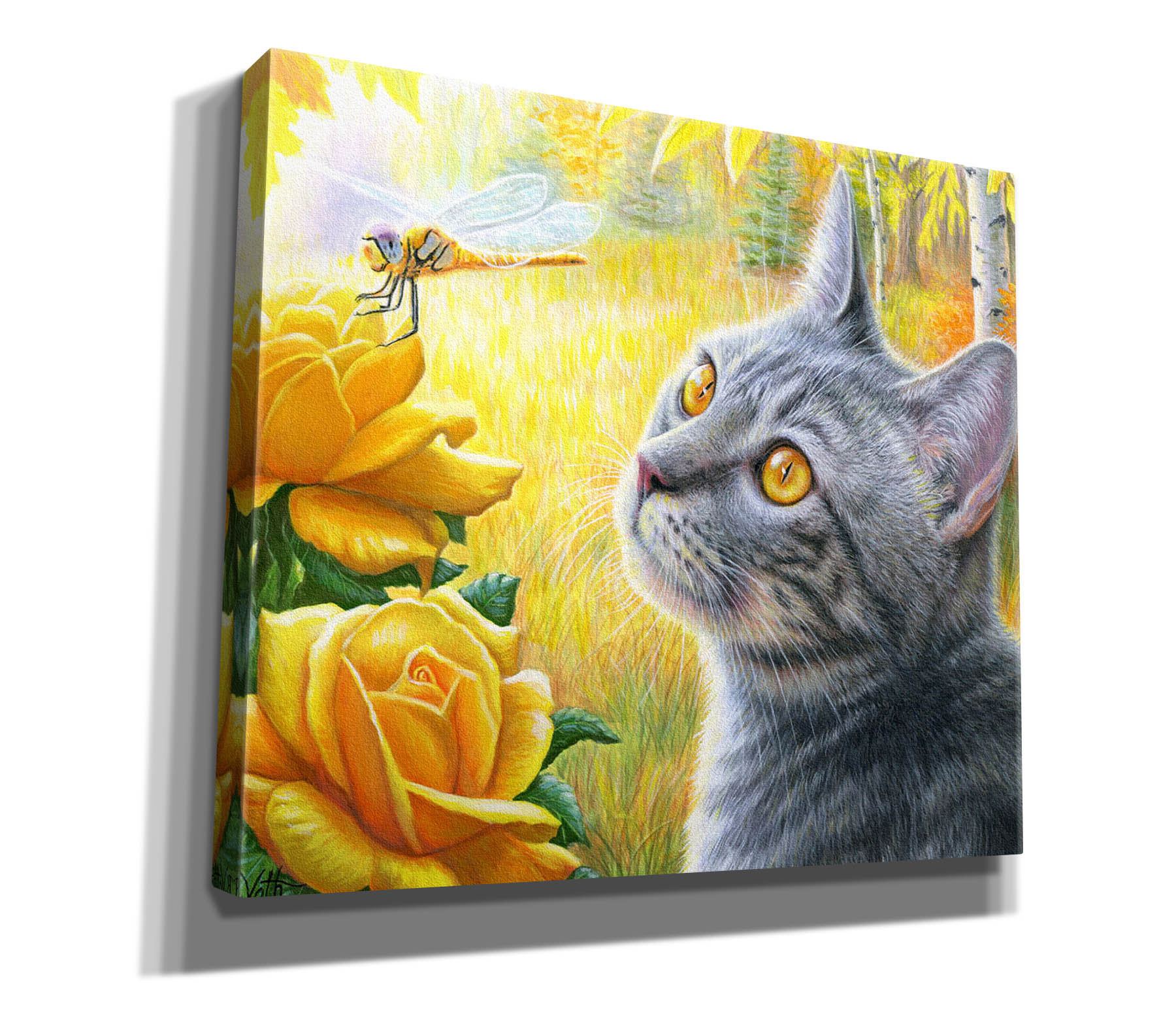 Red Barrel Studio® Golden Glow of Autumn' by Bridget Voth, Canvas Wall ...