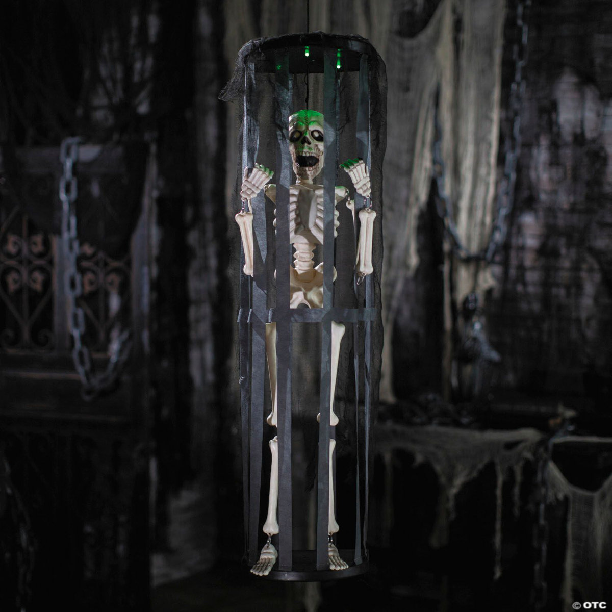 Oriental Trading Company 40 inch Animated Light-Up Skeleton in a ...