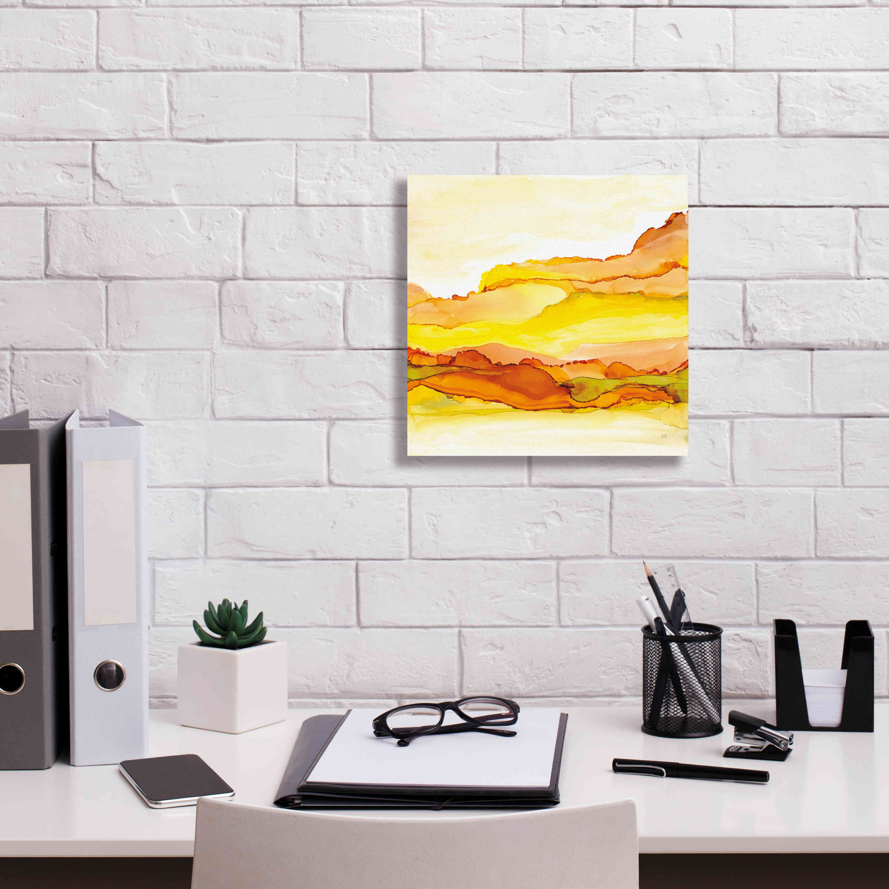 Ivy Bronx Enbal Yellowscape I | Wayfair