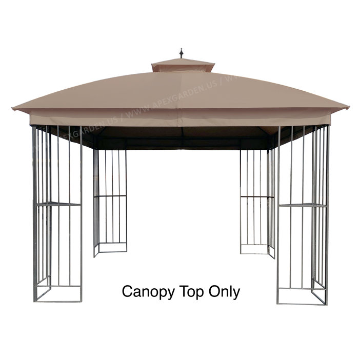 APEX GARDEN Replacement Canopy Top for Garden Treasures 10' x 10 ...