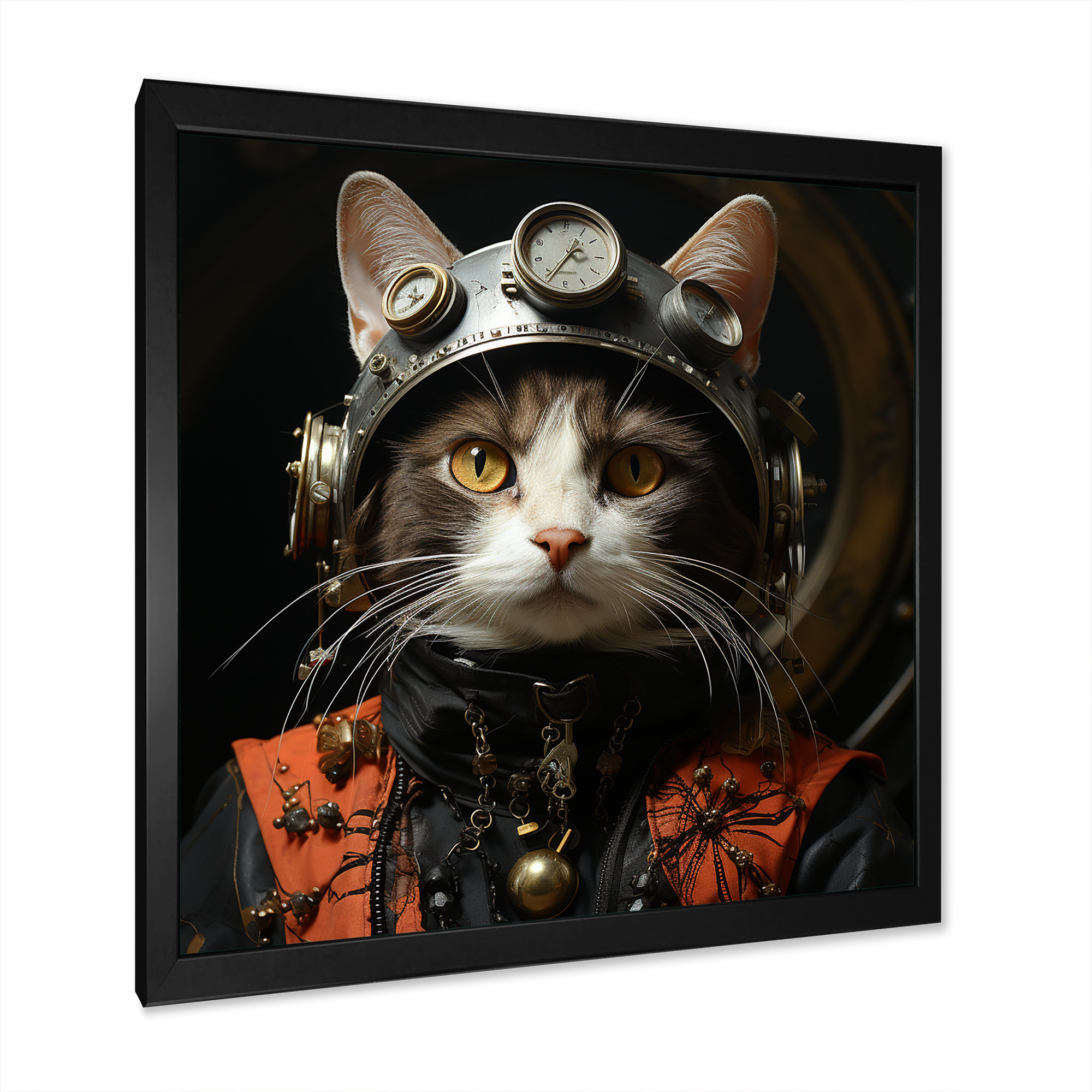 Trinx Fighter Jet Cat - Cat Wall Art | Wayfair