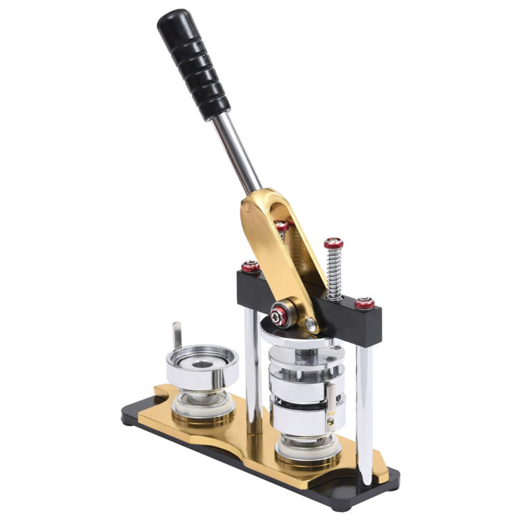 WFX Utility Badge Maker Machine With Circle Cutter Rotate Punch 25 Mm ...