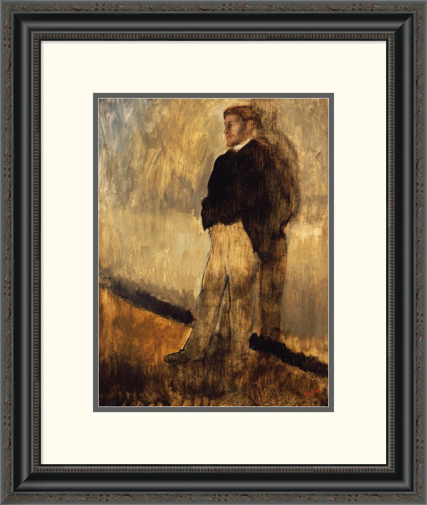 Vault W Artwork 'Portrait of a Man' by Edgar Degas Framed Painting ...