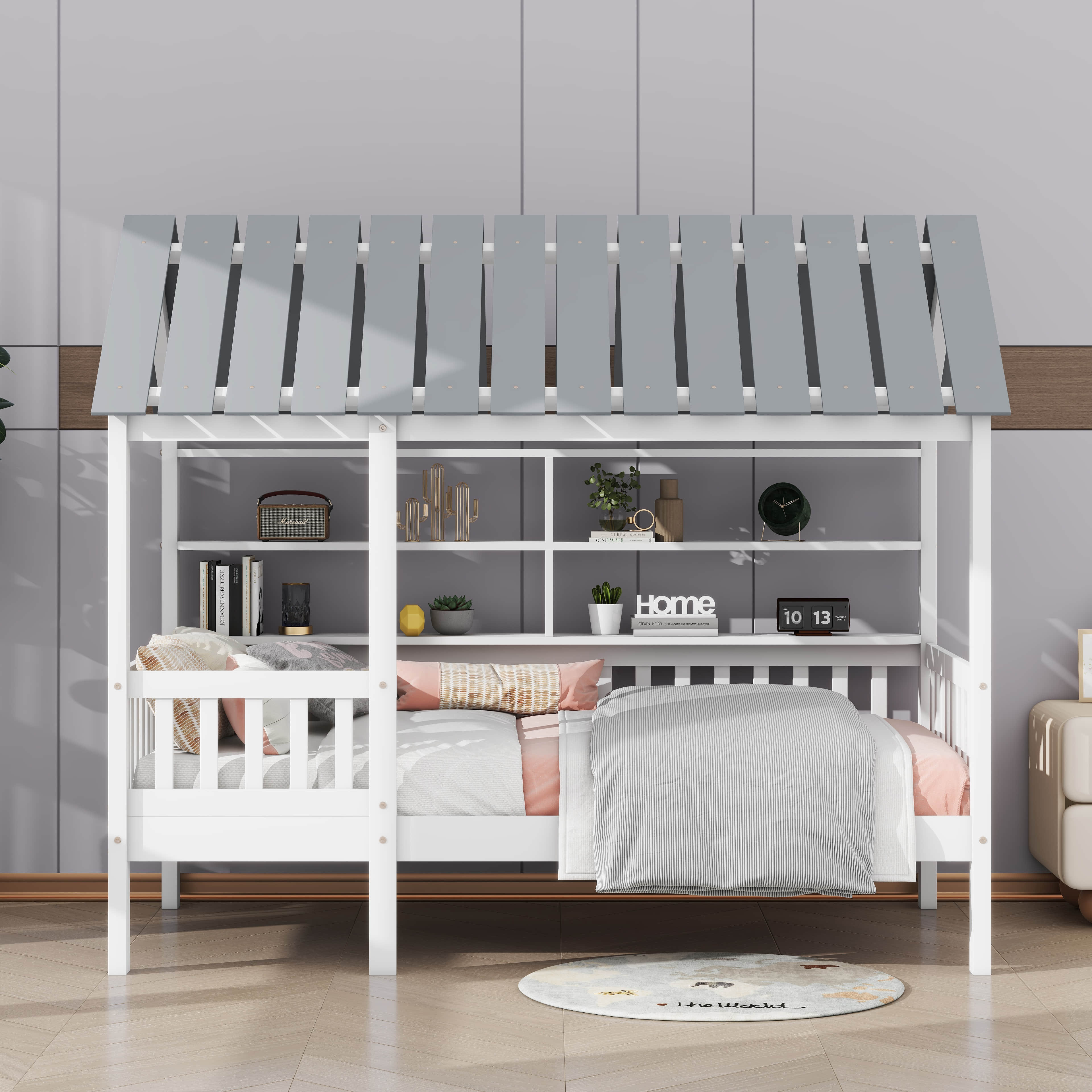 Ophelia & Co. Bristyn Slat Storage Bed | Wayfair