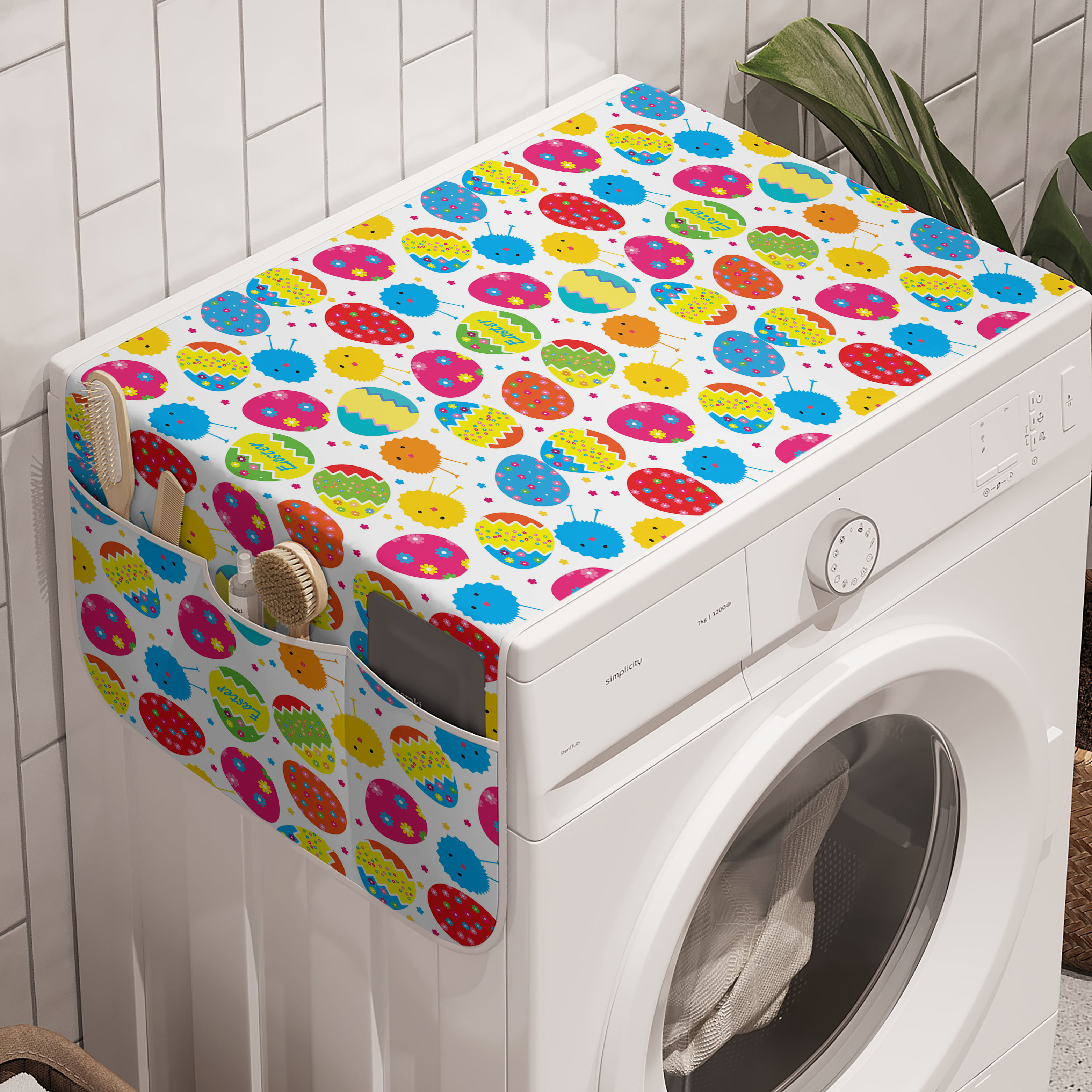 East Urban Home Easter Washing Machine Organizer Pack Of 2 47" X 18.5 ...