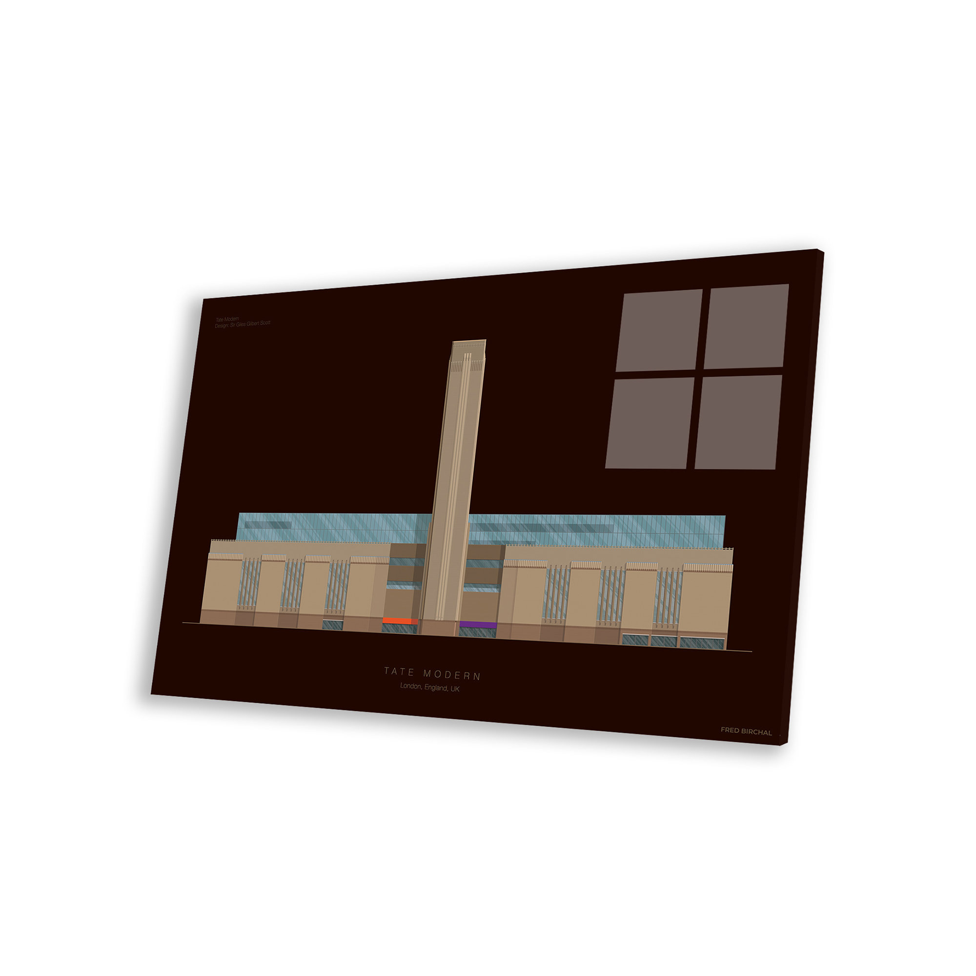 Winston Porter Tate Modern On Plastic/Acrylic by Fred Birchal | Wayfair