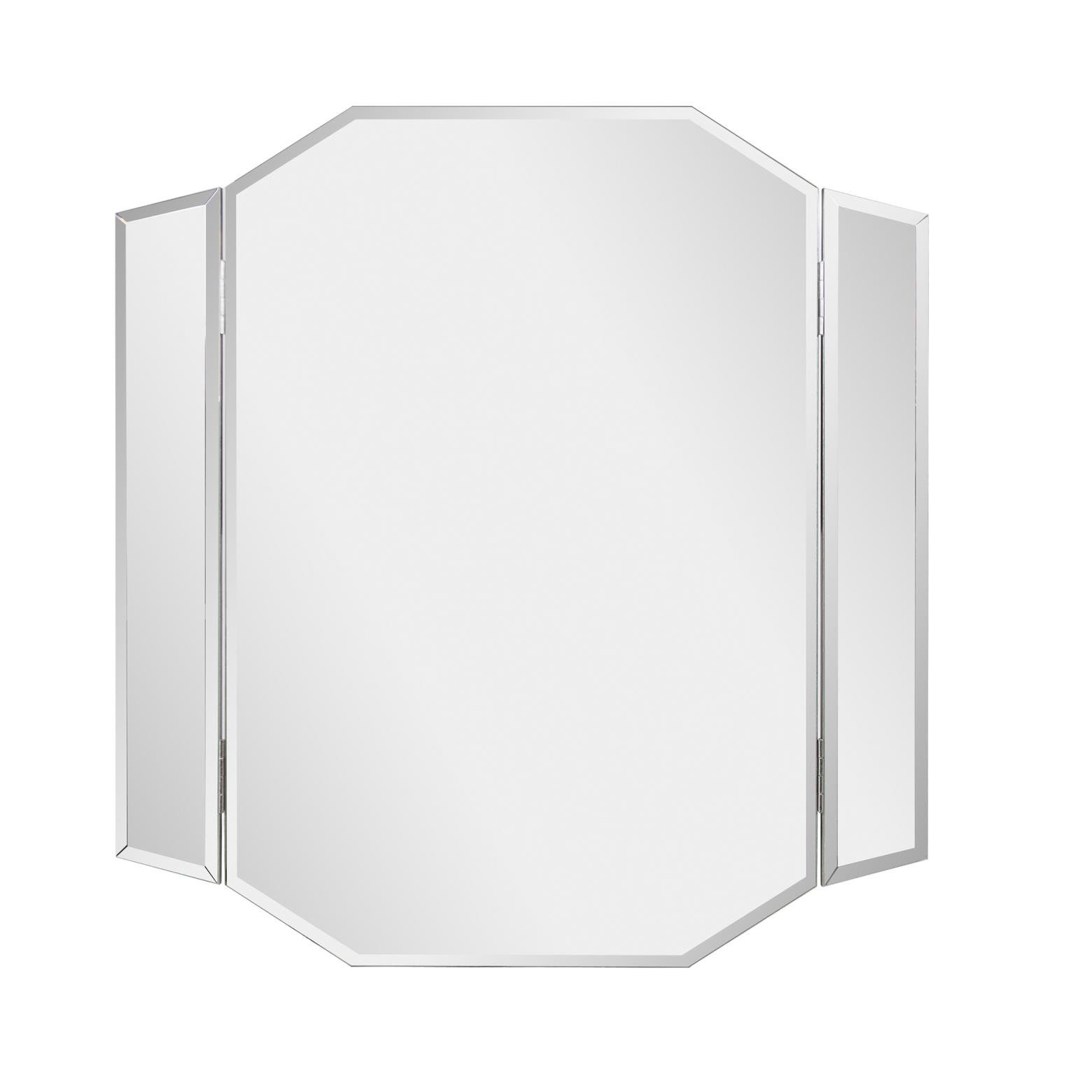 Ivy Bronx Ohemaa Contemporary Bi-Fold Curved Vanity Mirror | Wayfair