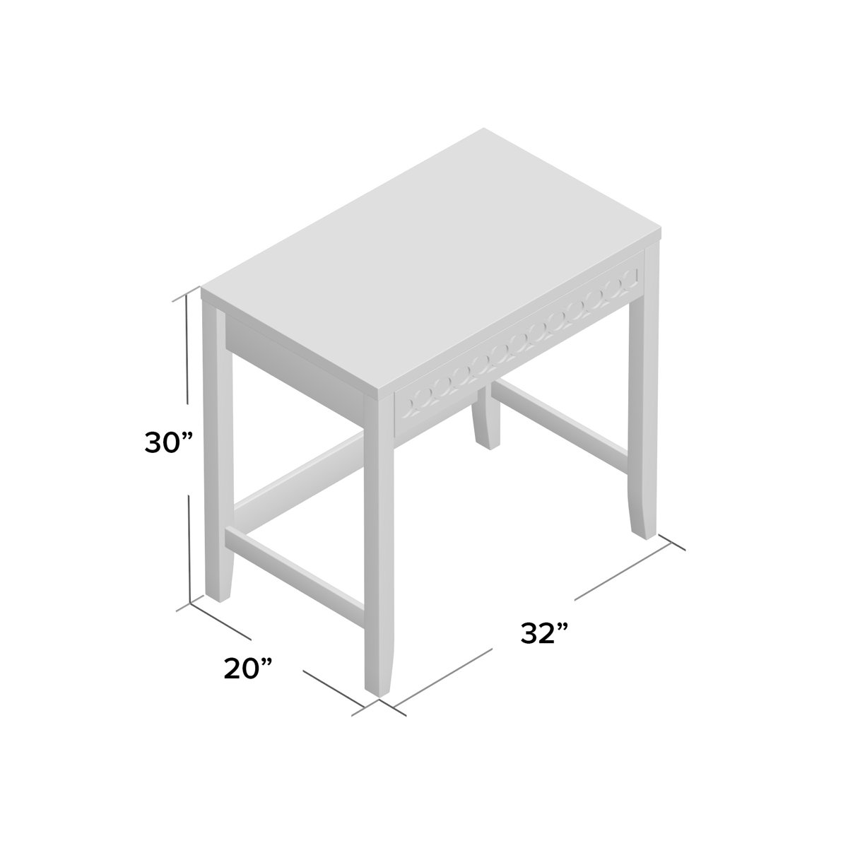 Kelly Clarkson Home Bermuda Desk & Reviews | Wayfair