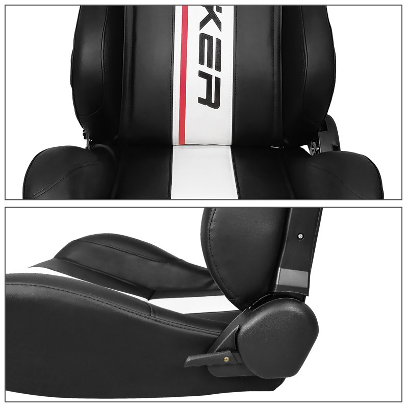 Modern Depo Universal Pair Reclinable Racing Seats Dual Slider ...