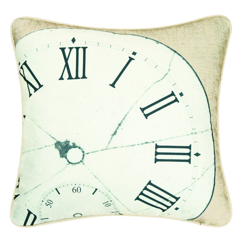 C&F Home Clock High Definition Pillow | Wayfair