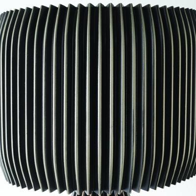 Global Views Crimp Table Lamp-Antique Nickel | Wayfair