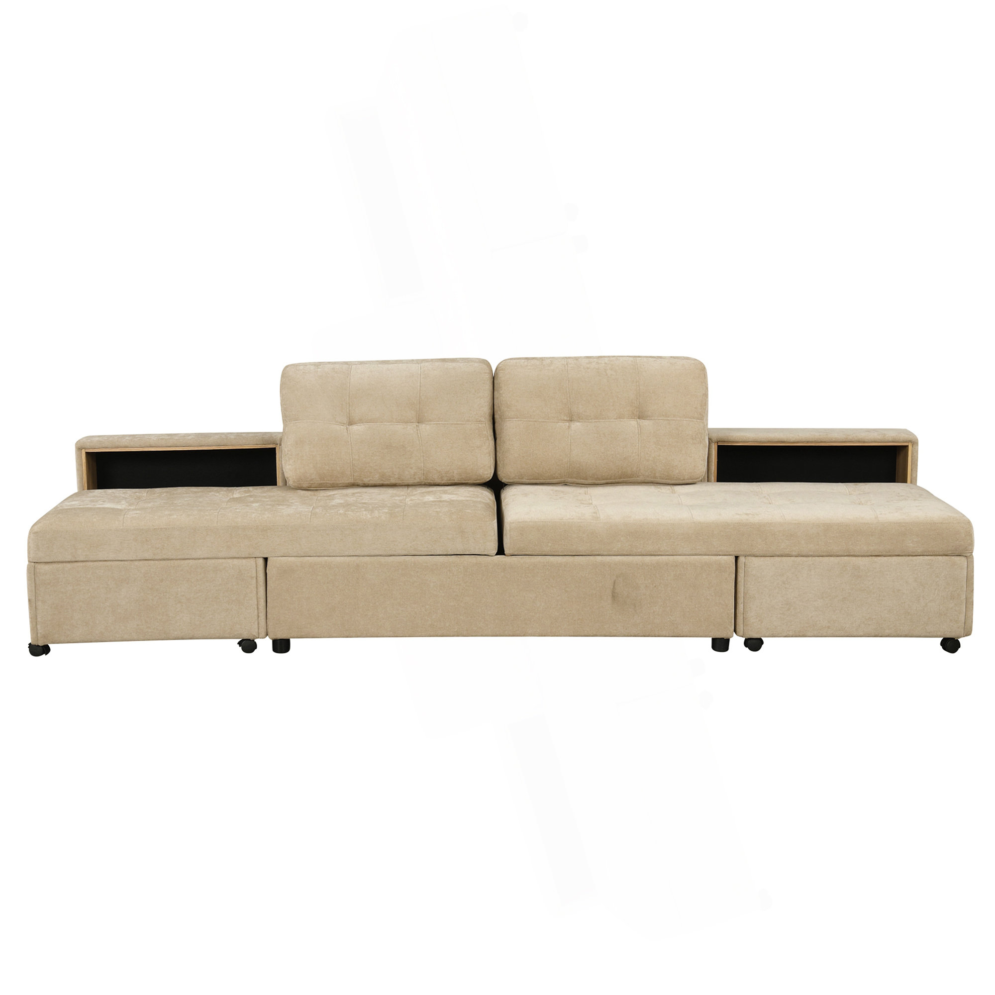 Ebern Designs 121.2" Versatile Sofa Bed Modular Sofa Free-Combined Sofa ...