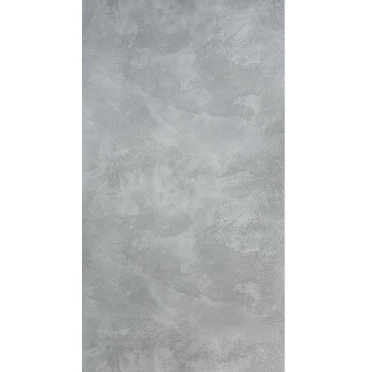 Zambaiti Parati Plain Metallic Contemporary Faux Concrete Plaster ...