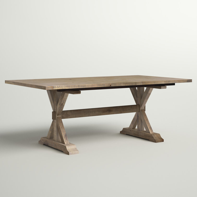 Sand & Stable Averie Extendable Solid Wood Dining Table & Reviews | Wayfair