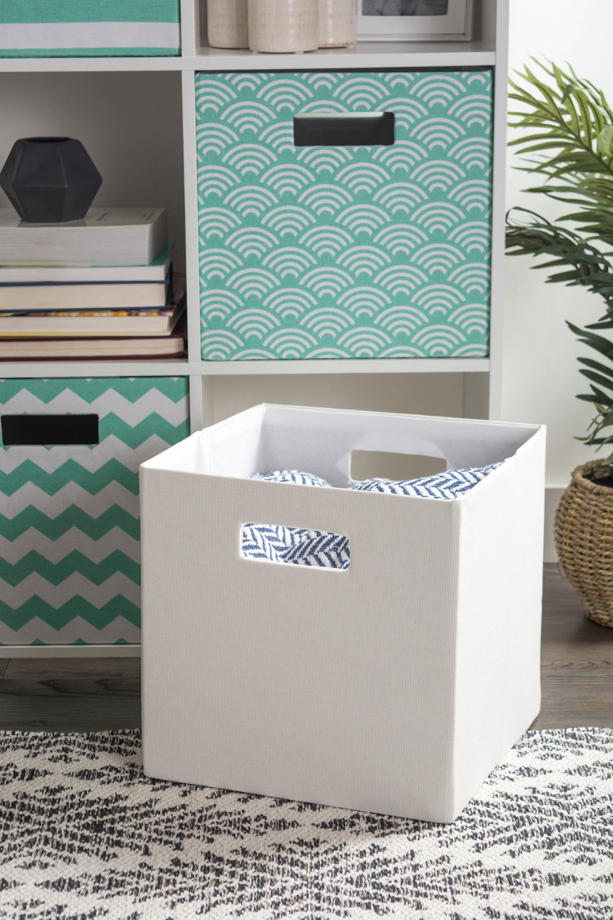 Ebern Designs Solid Fabric Bin & Reviews | Wayfair