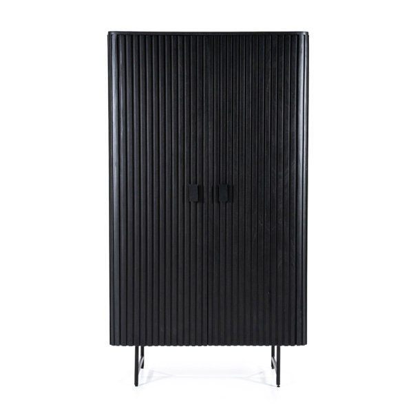Eleonora Remi Solid Wood Accent Cabinet | Wayfair