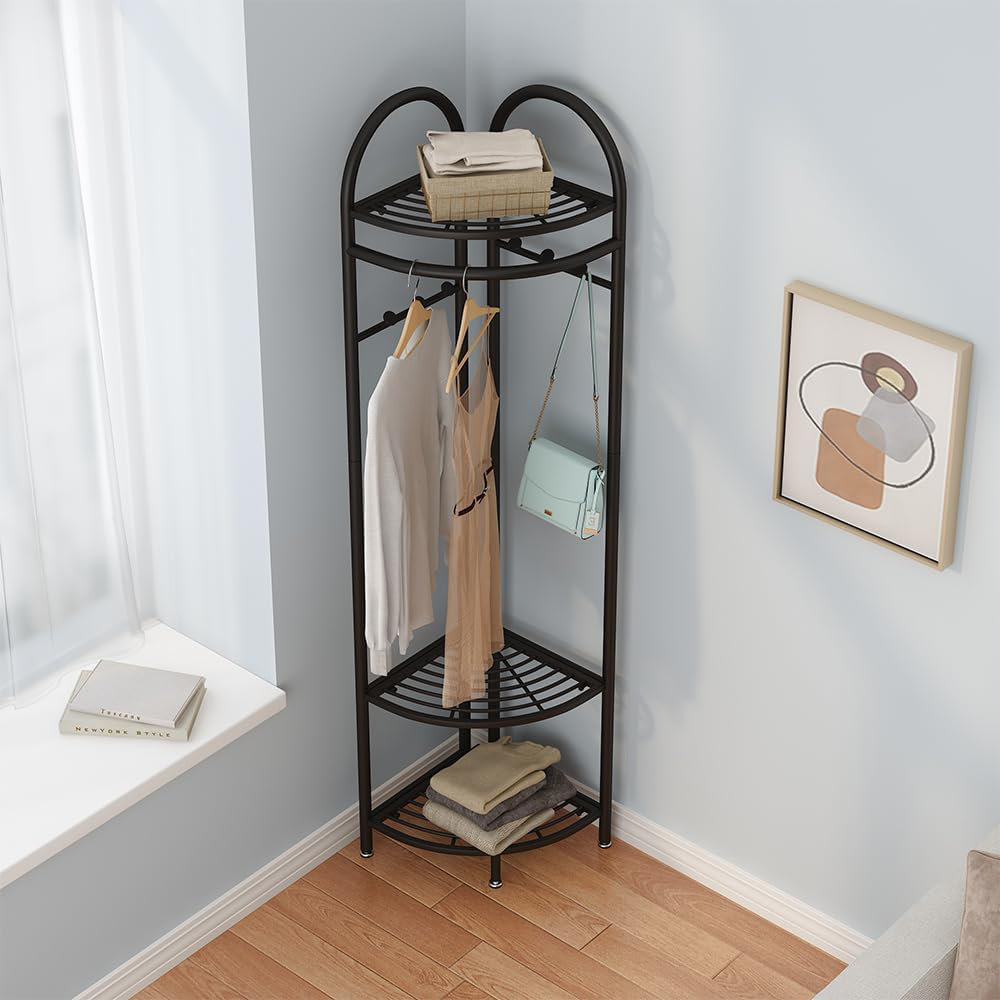 Latitude Run® Metal Corner Coat Racks, Clothing Racks Hall Tree | Wayfair