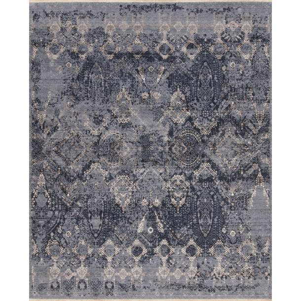 Samad Rugs Nirvana Abstract Area Rug in Black | Perigold