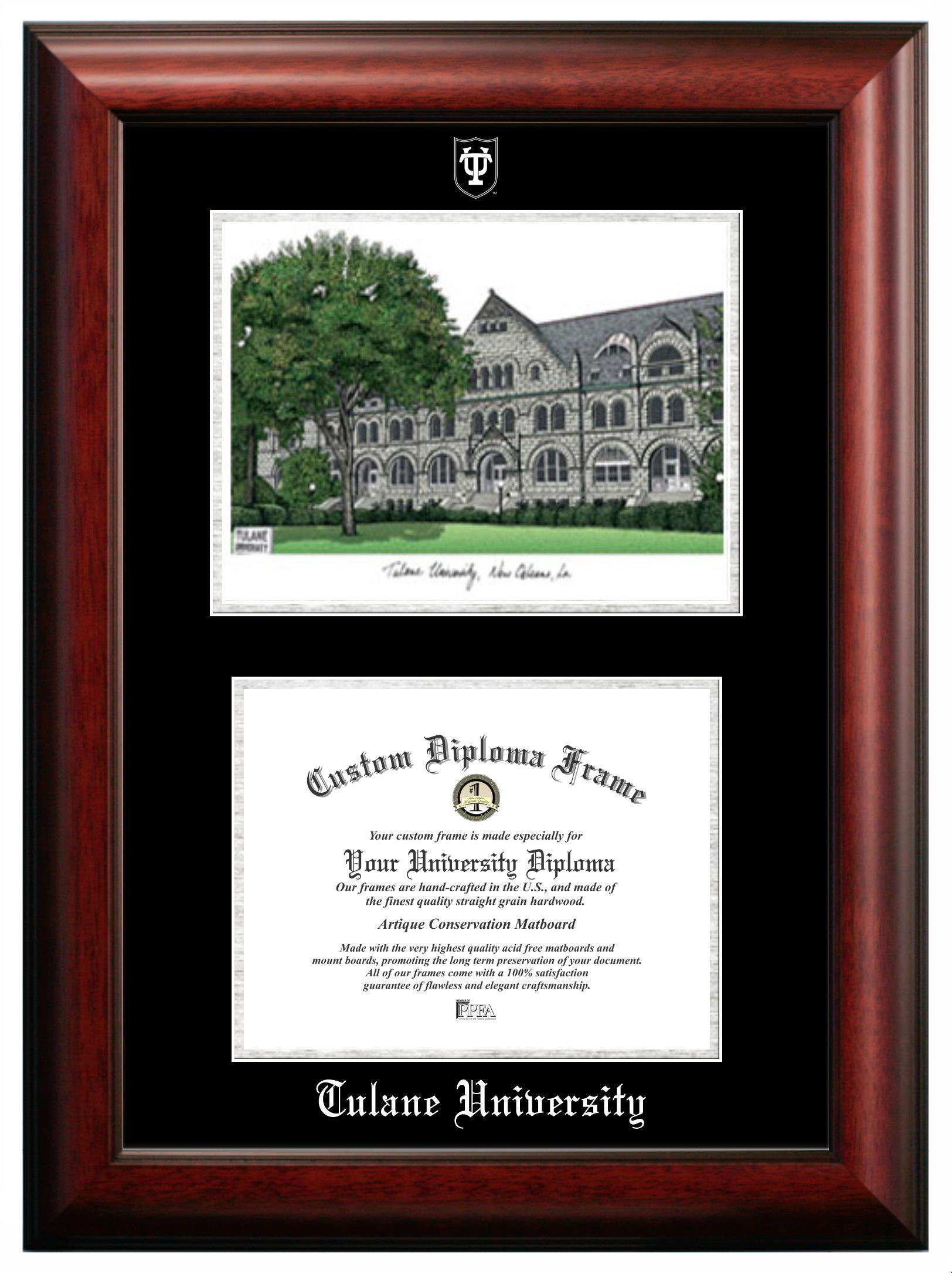 Campus Images Tulane University Picture Frame | Wayfair