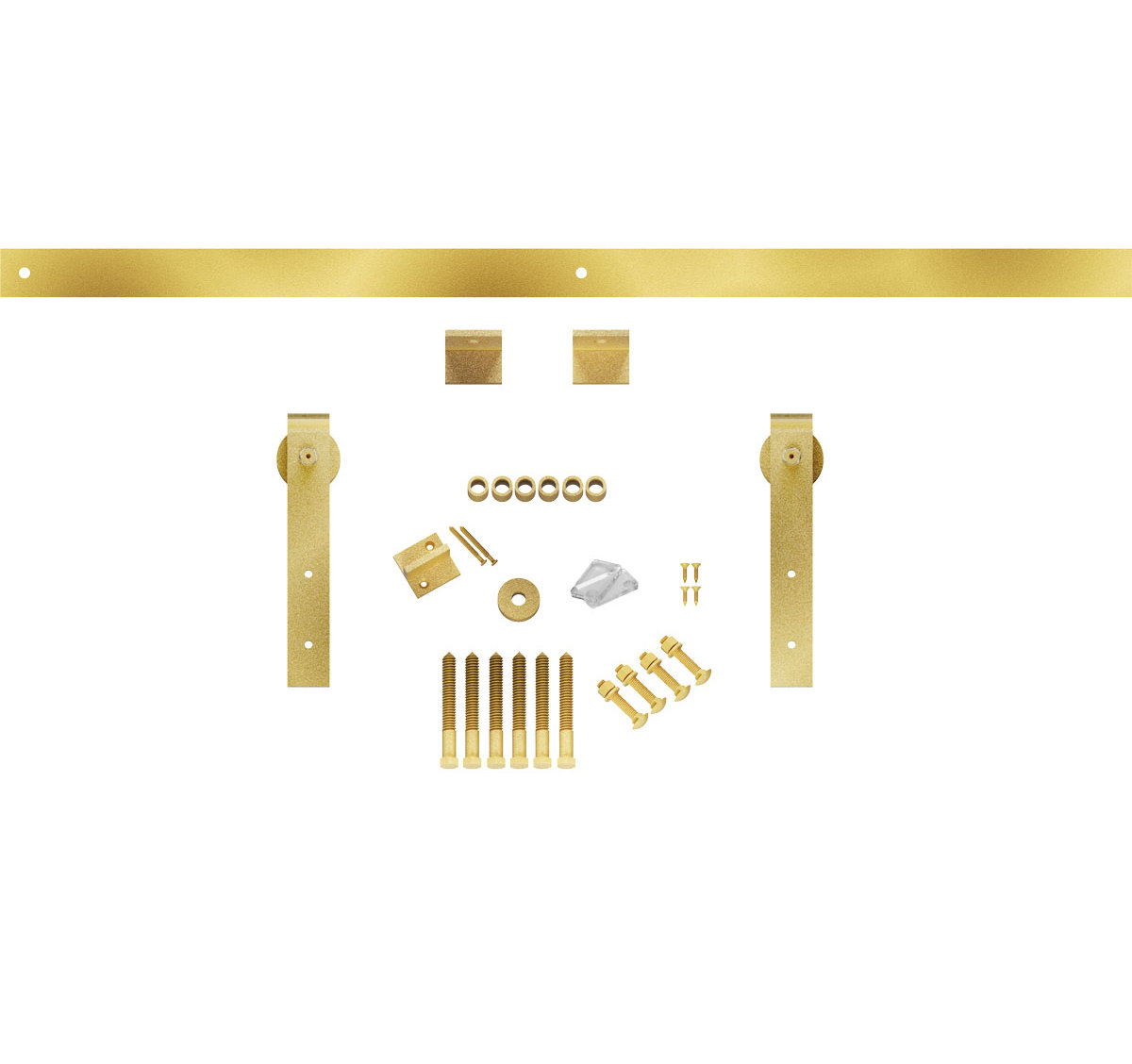 Goldberg Brothers Inc. Premium J-Strap Standard Single Barn Door ...