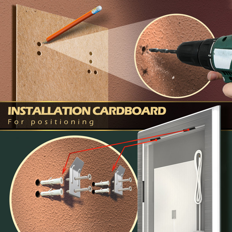 Ivy Bronx Baruyr Hand Wave Induction Sensor Illuminated Dimmable LED ...