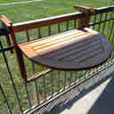 Winston Porter Sirvon Half-Round Balcony Folding Patio Tables & Reviews ...