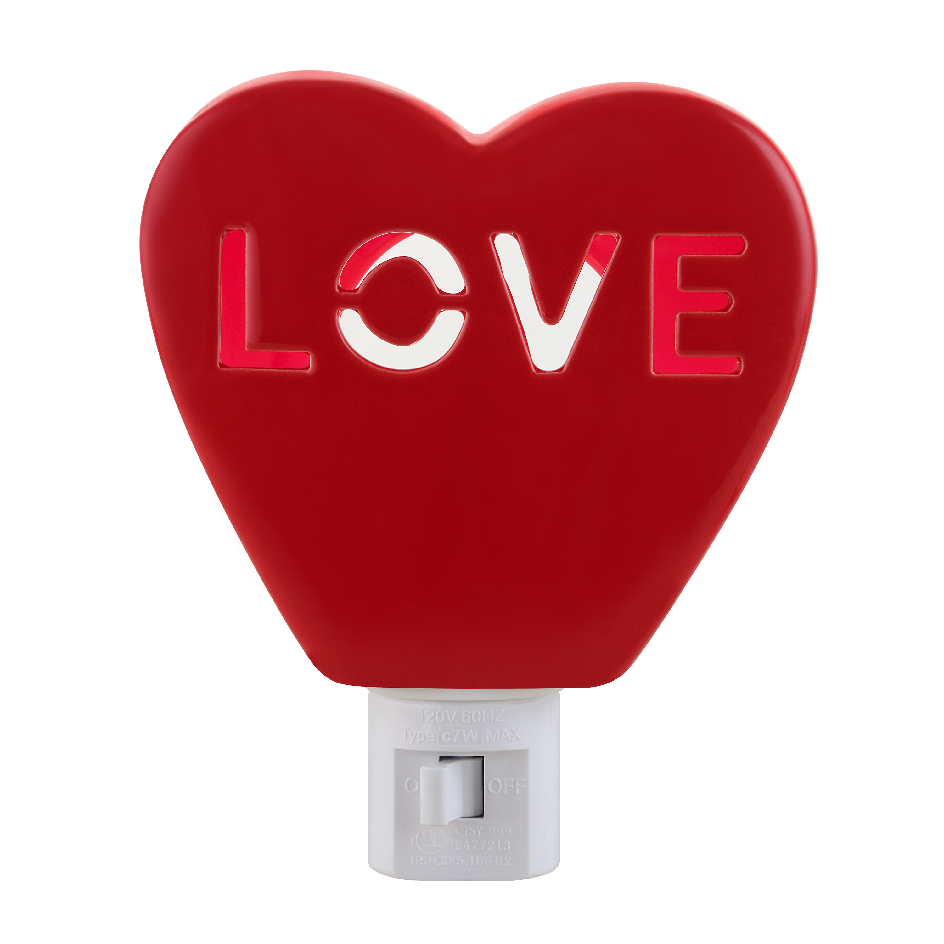 Miss Valentine Heart Love Night Light | Wayfair
