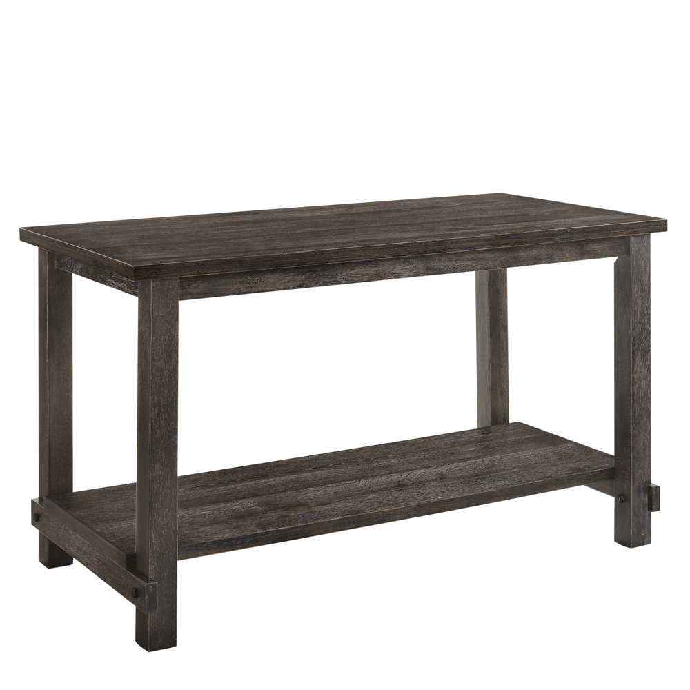 Alcott Hill® Weathered Gray Finish Counter Height Table | Wayfair