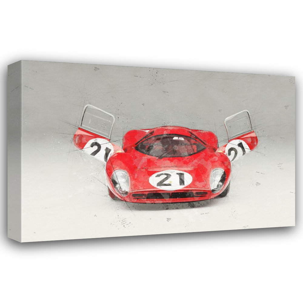 Williston Forge Ferrari 330 P4 Front by Stephen Chambers - Wrapped ...