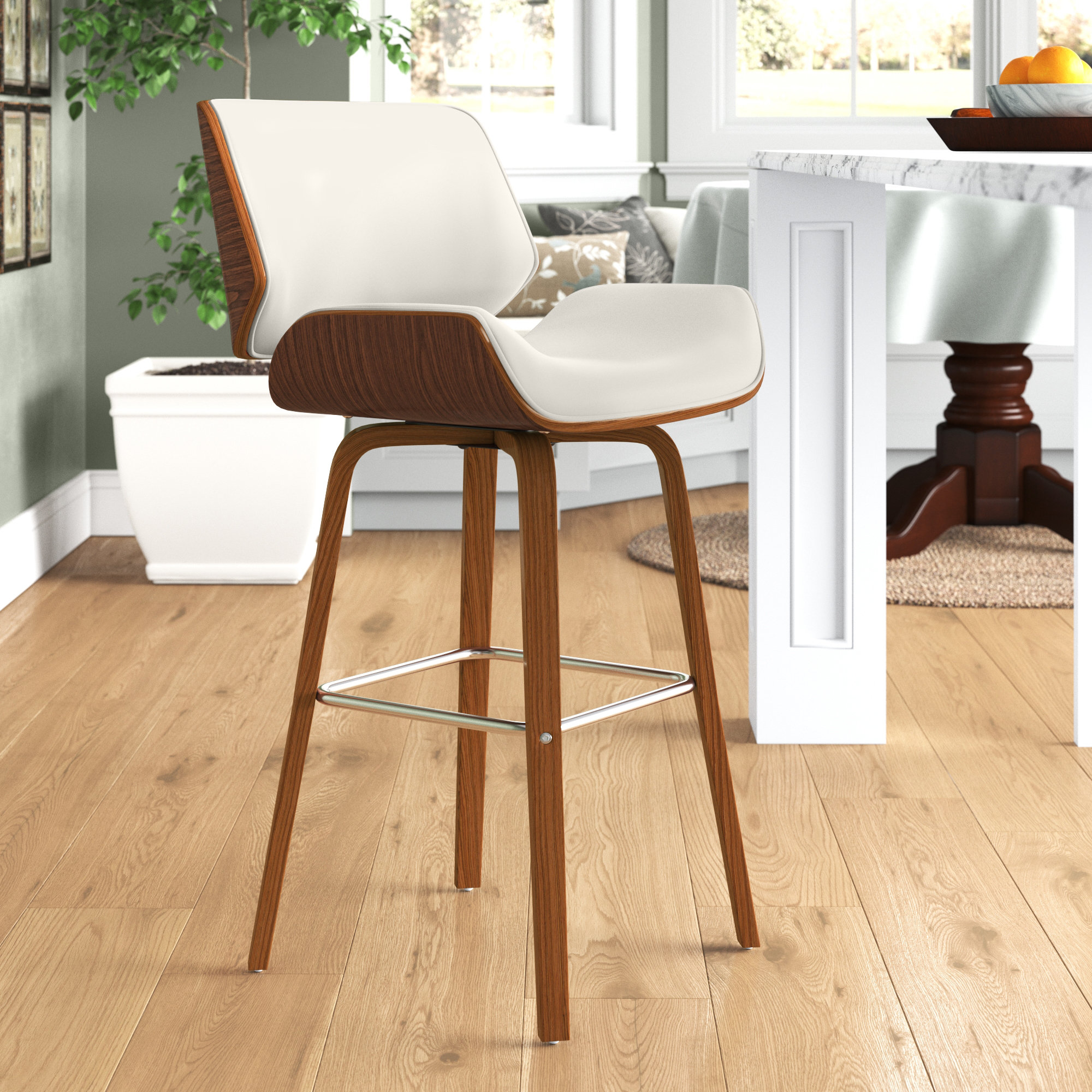 Wade Logan Agarita 25.98" Swivel Counter Stool & Reviews - Wayfair Canada