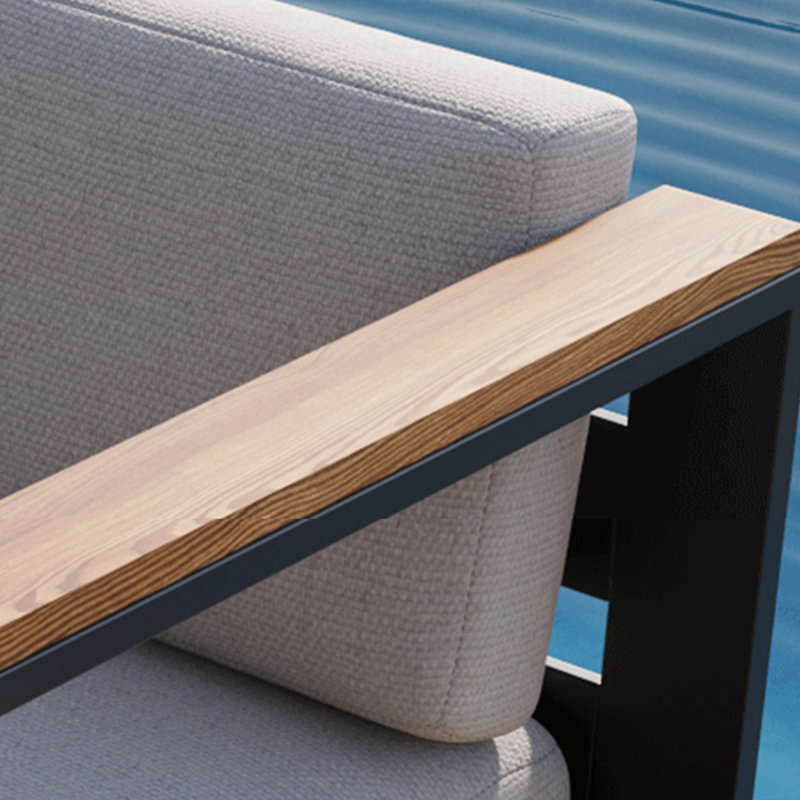 Latitude Run® Outdoor aluminum patio sofa waterproof sun protect | Wayfair