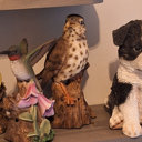 Hi-Line Gift Ltd. Songbird Standing on Stump Statue & Reviews | Wayfair