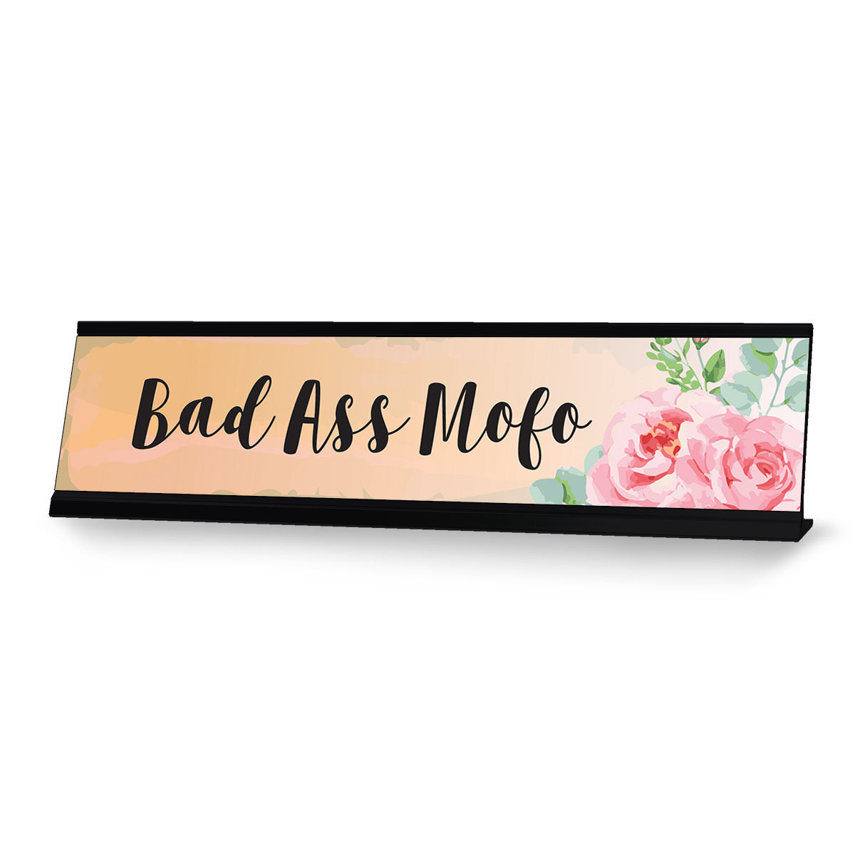 Signs ByLITA Bad Ass Mofo Desk Sign | Wayfair