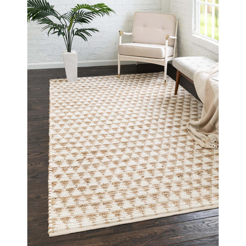 Wade Logan® Anner Flatweave Geometric Rug & Reviews | Wayfair