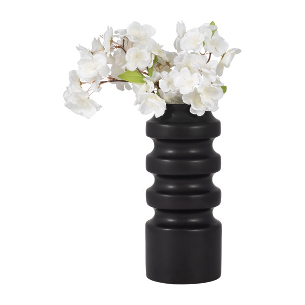 Jewels Ceramic Tiered Vase - Contemporary Abstract Vase For Decorative ...