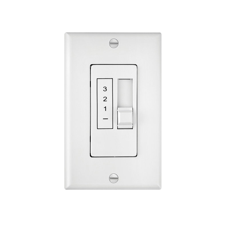 Hinkley 3 Speed Slide Fan Wall Control in White | Wayfair