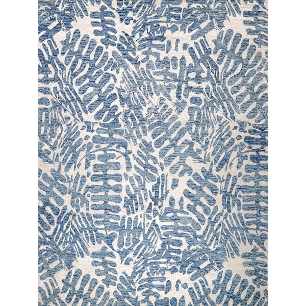 Exquisite Rugs The Met X Exquisite Rugs Botanica Blue/Ivory Area Rug ...