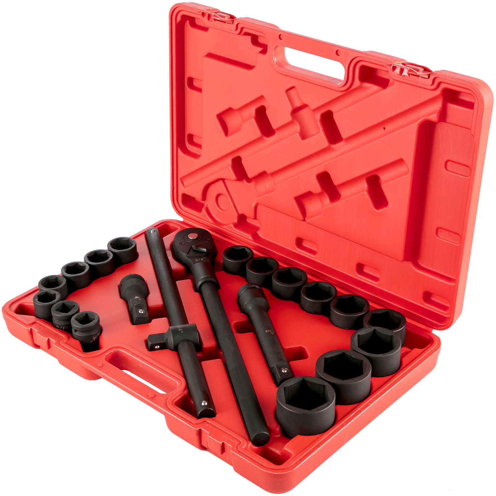 17 Stories Impact Socket Set 3/4 Inches 21 Piece Standard Impact ...