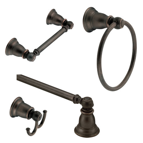 Oil Rubbed Bronze Bathroom Hardware Sets You'll Love | Wayfair