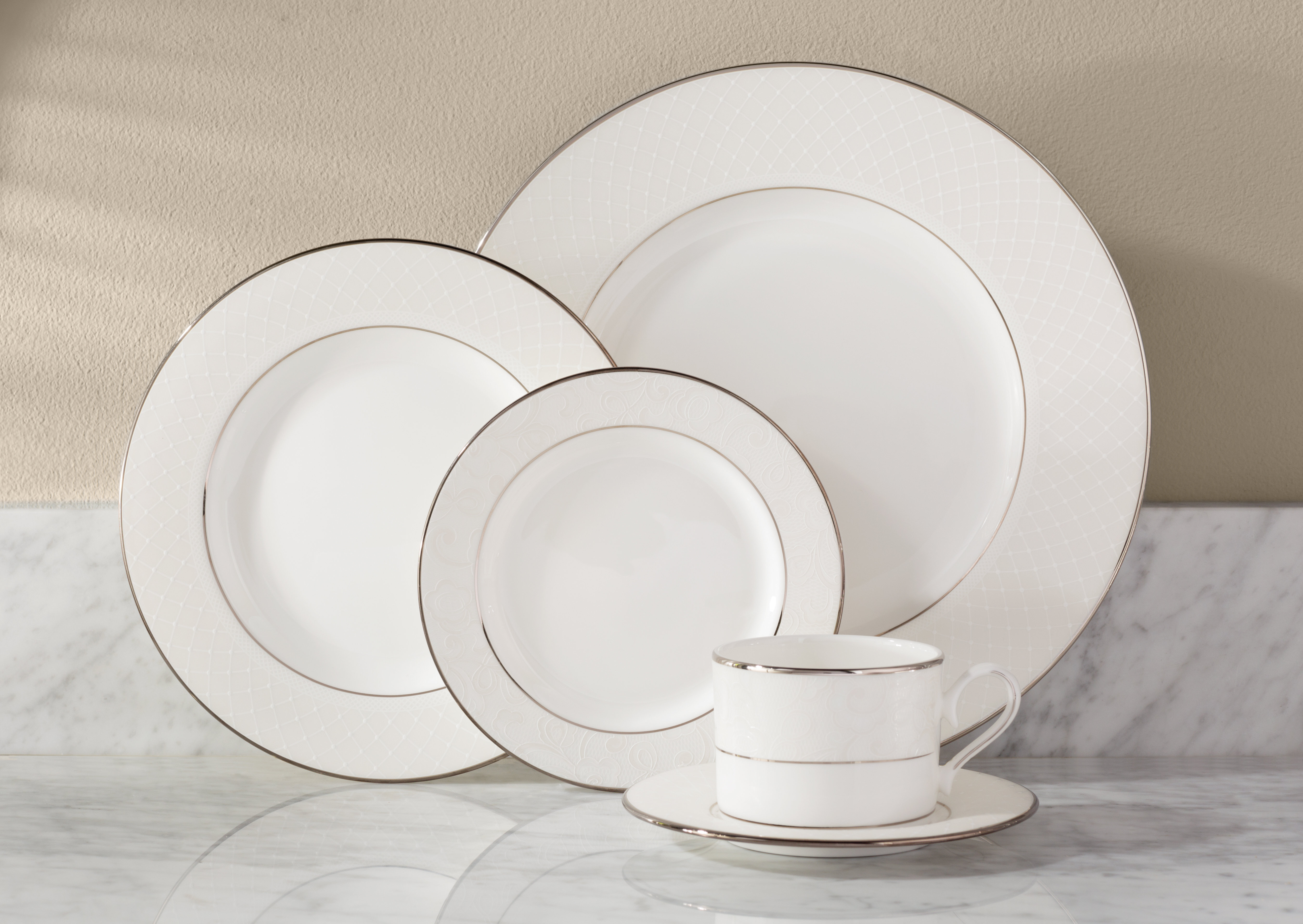 Lenox Venetian Lace Bone China 5 Piece Place Setting, Service for 1 ...