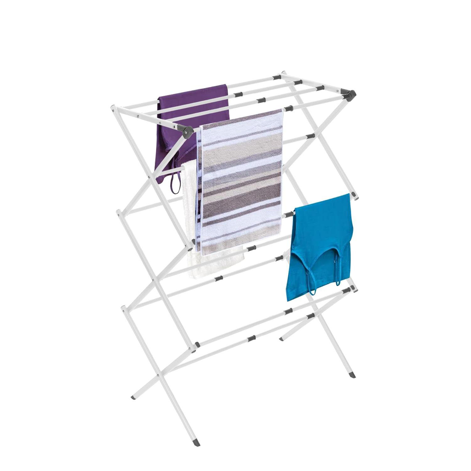 Ivy Bronx Aluminum Foldable Freestanding Drying Rack | Wayfair
