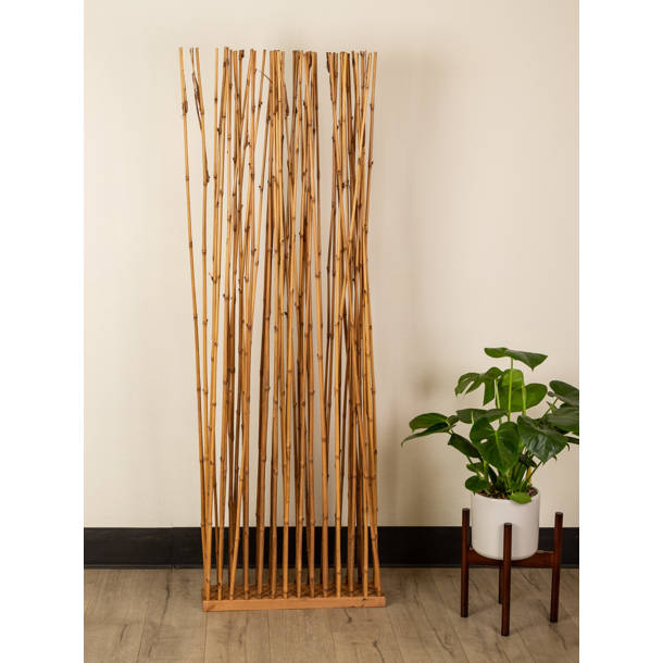 Loon Peak® Jadi 50'' W x 82.5'' H Solid Wood Single Panel Room Divider ...