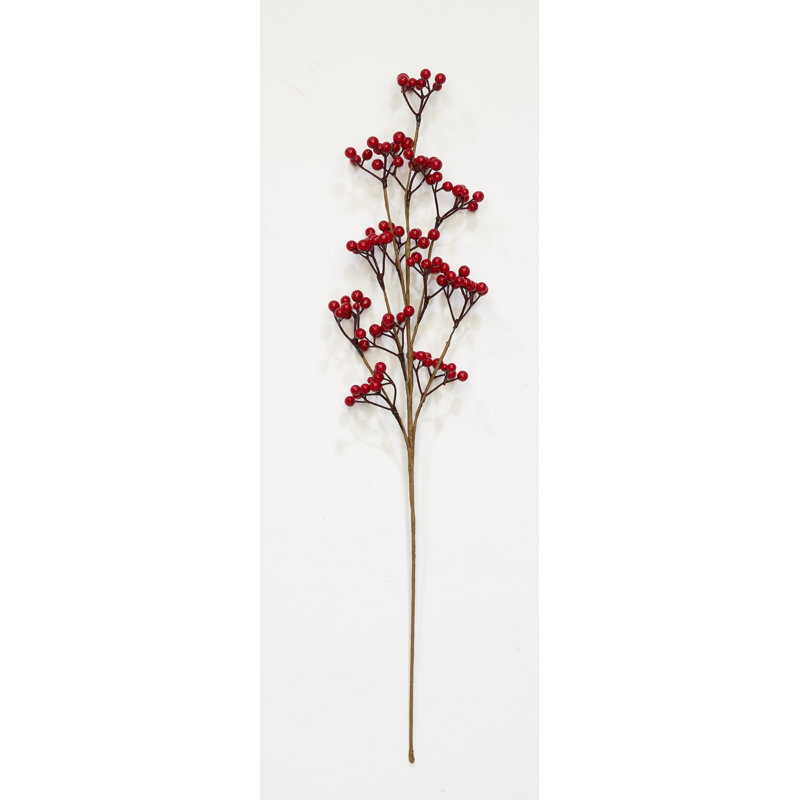 Primrue 25" Weatherproof Red Berry Spray | Joss & Main